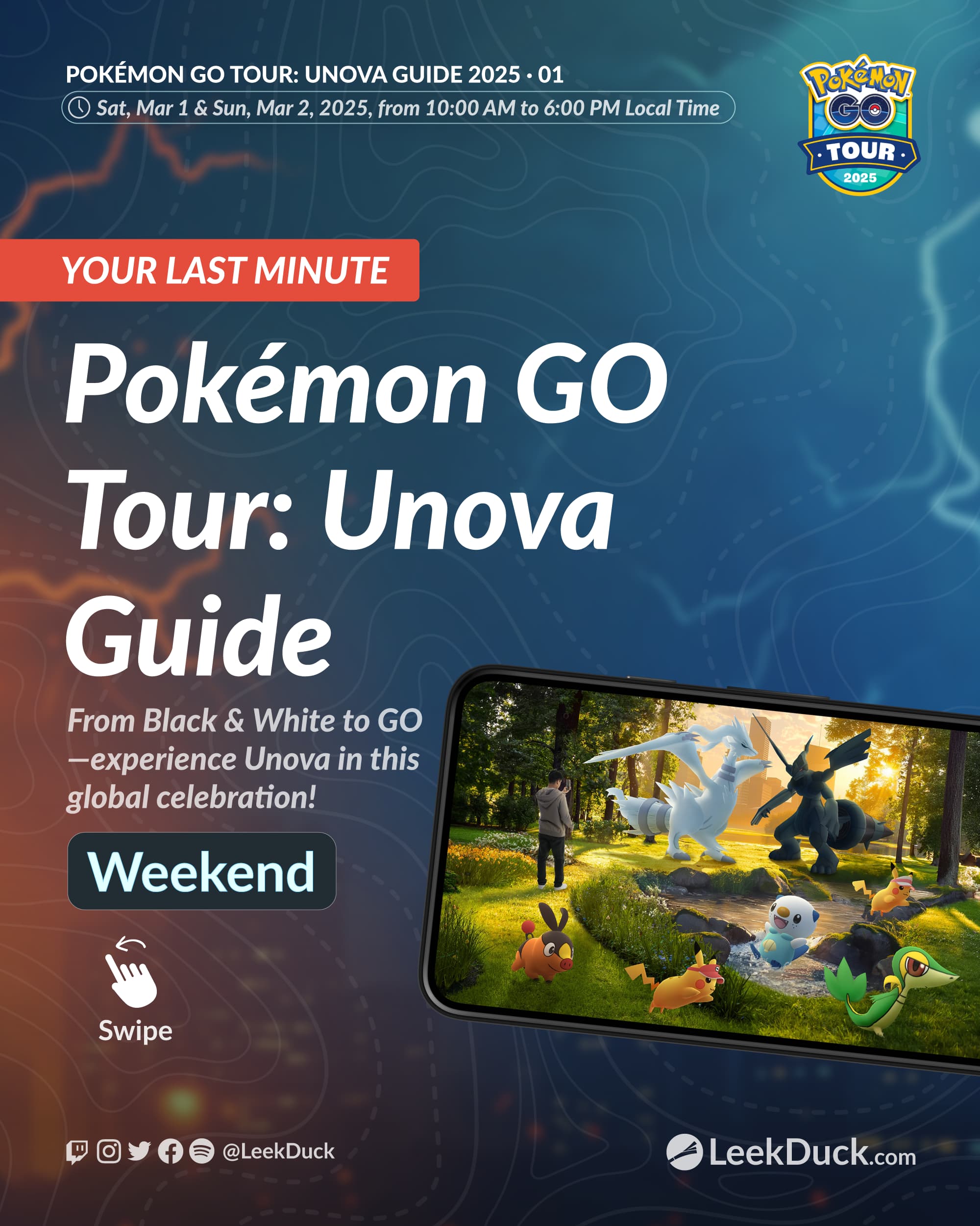 Your Last Minute Guide to Pokémon GO Tour: Unova 2025 - Leek Duck ...