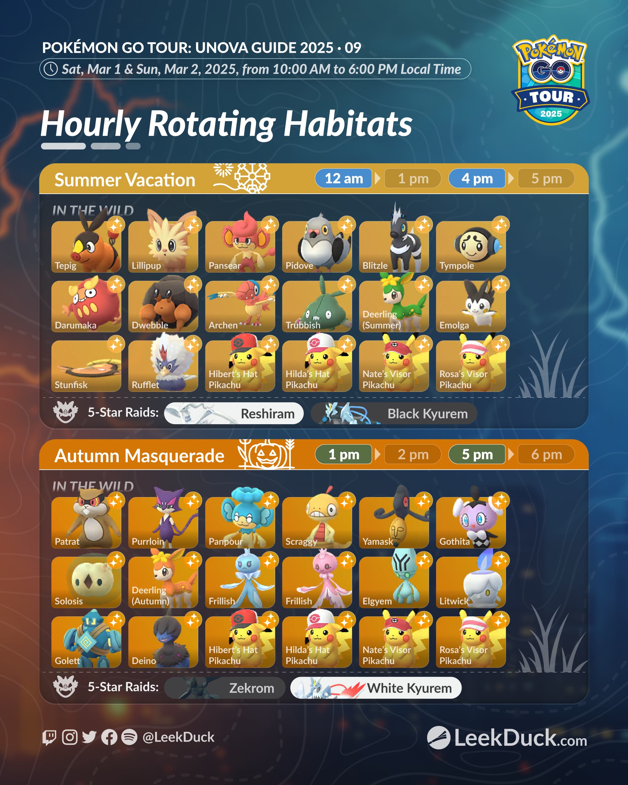 Your Last Minute Guide to Pokémon GO Tour: Unova 2025 - Leek Duck ...