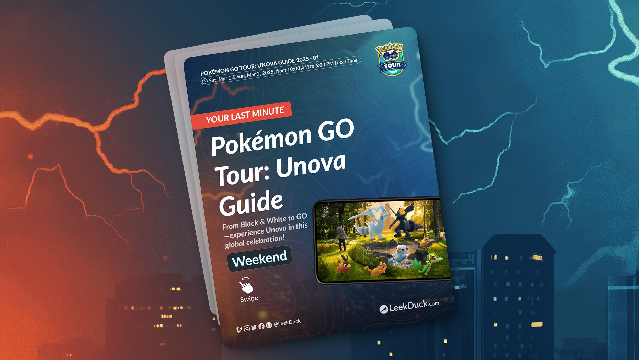 Your Last Minute Guide to Pokémon GO Tour: Unova 2025 - Leek Duck ...