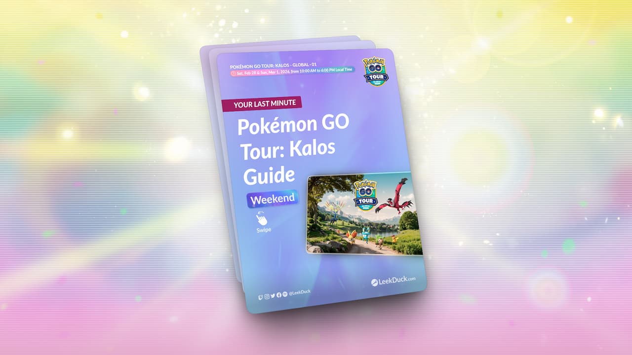 Your Last Minute Guide to Pokémon GO Tour: Kalos - Global - Leek Duck ...